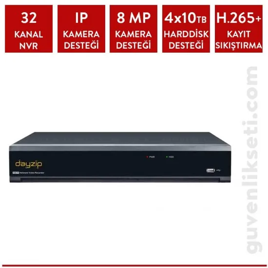 Dayzip DZ-7432 32 Kanal Nvr Kayit Cihazi