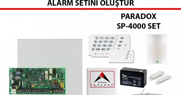 Paradox SP-4000 Kablolu Alarm - Kendi Setini Oluştur